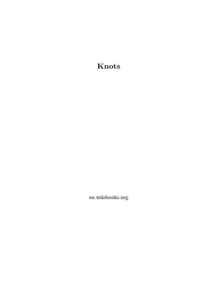 Essential Knots Guide and Techniques | PDF | Knot | Rope