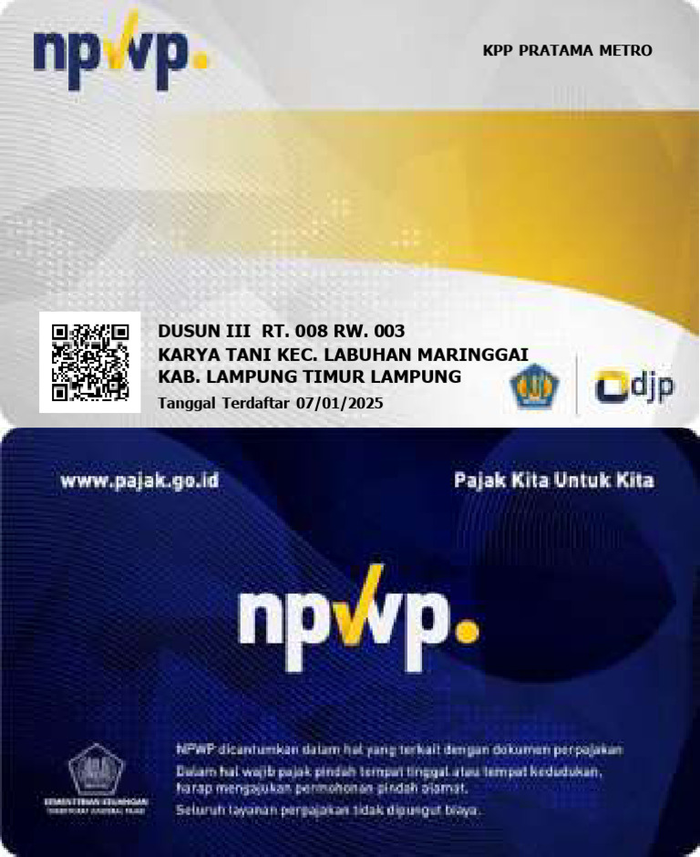 Ratna NPWP | PDF