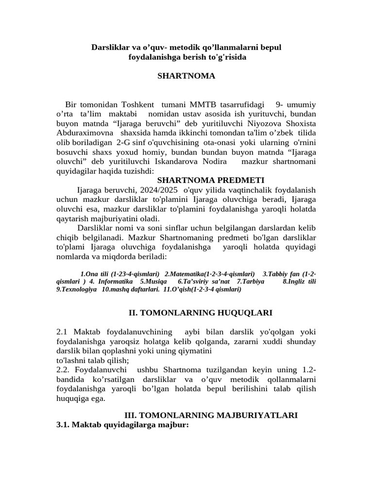 Abdualiyeva Nurona | PDF