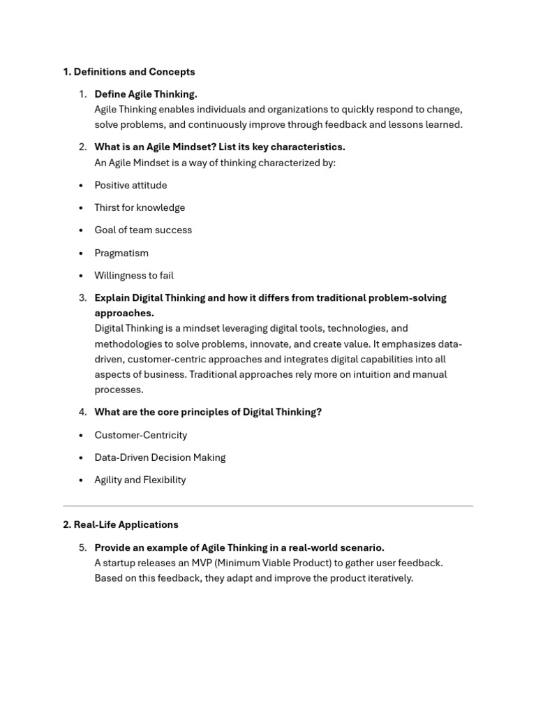 agile qs | PDF | Agile Software Development | Innovation agile qs | PDF | Agile Software Development | Innovation