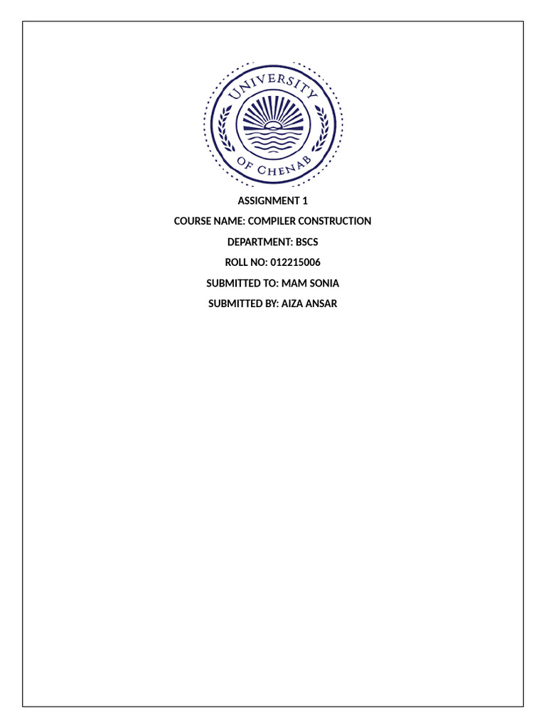 Assignment 1 Pdf Parsing Software Development 3147
