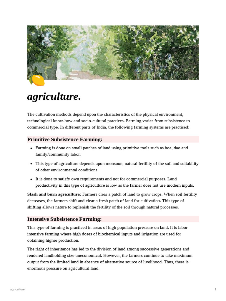 agriculture | PDF | Agriculture | Legume