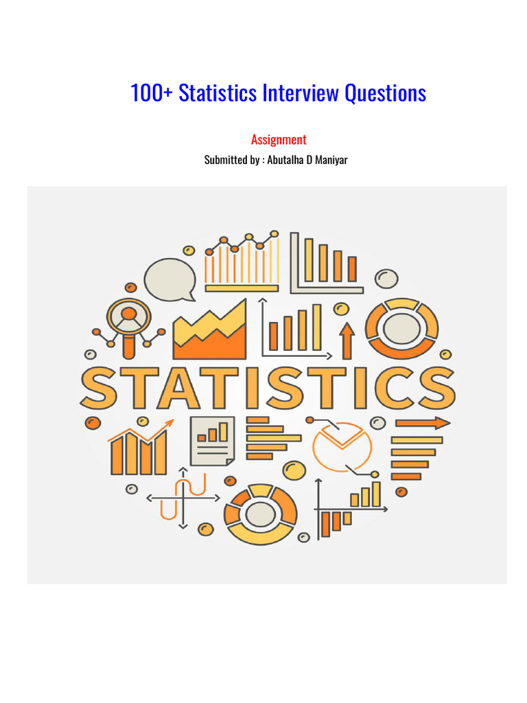 100+ Statistics Interview Questions Guide | PDF | Sampling (Statistics ...