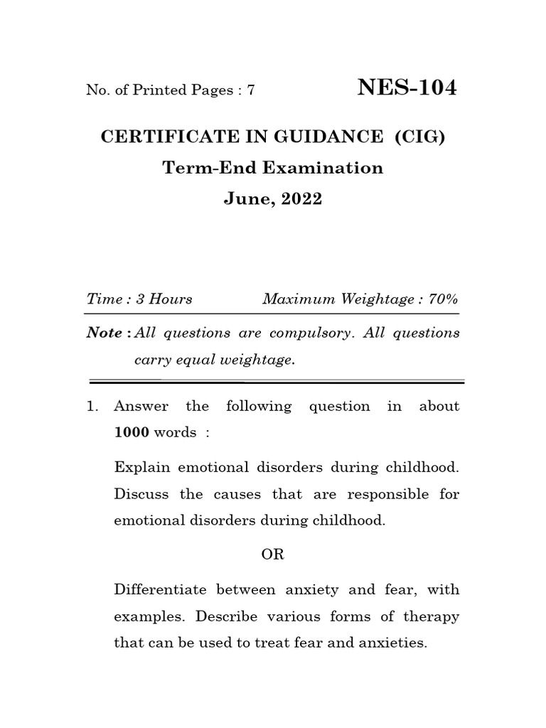 Nes 104 Pyqp J22 | PDF