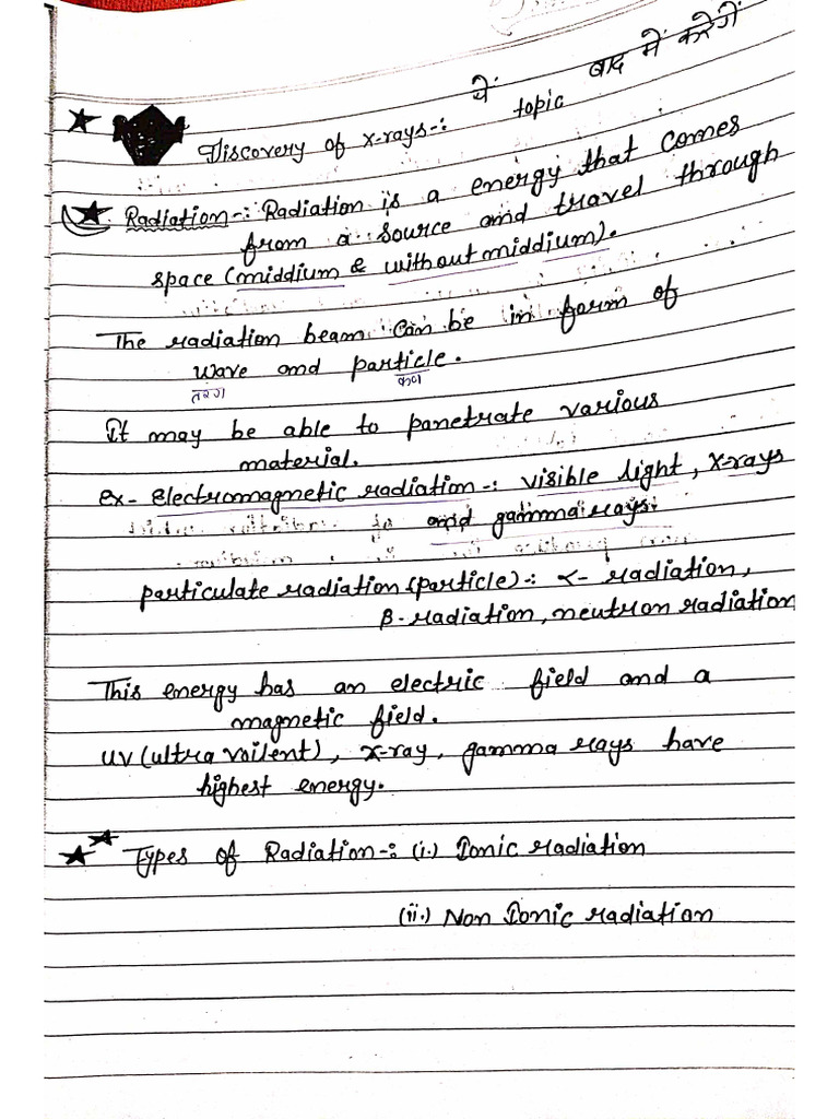 DRT 1st Year Radiation Physics | PDF