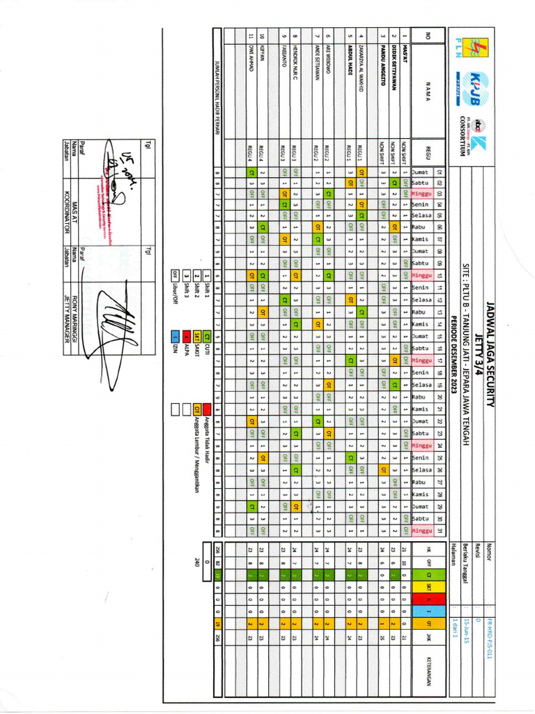 Timesheet DO LSTP-2023-3287 | PDF