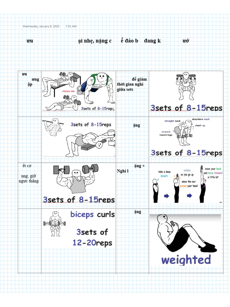 Workout Plan V1.5 | PDF