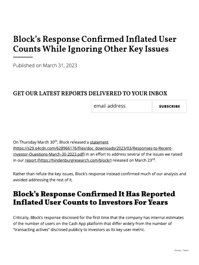 Block Response | PDF