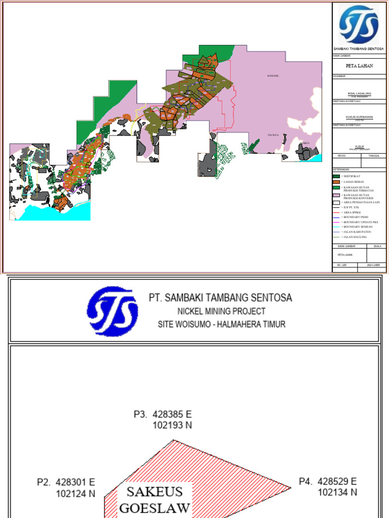 Peta Lahan PT - STS 090724 | PDF