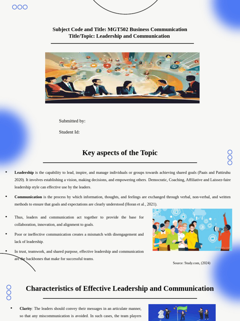 Bah Anas 108 | PDF | Leadership | Communication