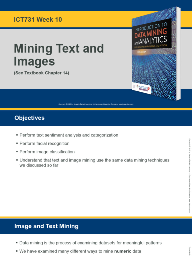 Lecture10_Mining Text and Images_8575d15246e0f4b48a674e6e6f45c634 | PDF | Data Mining ...