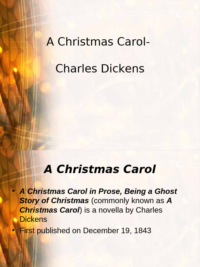 A Christmas Carol 1 | PDF | Ebenezer Scrooge | A Christmas Carol