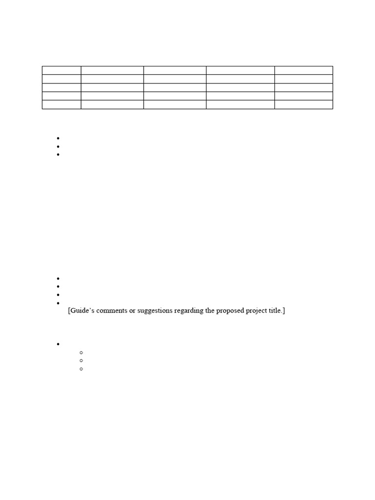 Mini Project Title Confirmation Letter | PDF
