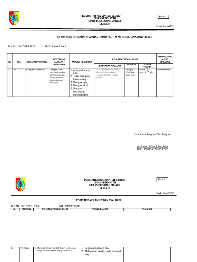 INSIDEN RANAP 2024 | PDF