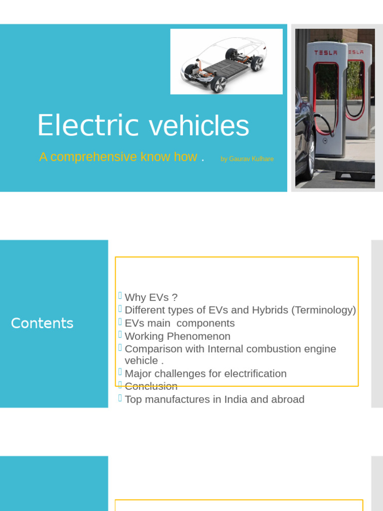 Electric Vehicles For Global Ver1 | PDF | Electric Vehicle | Battery Charger