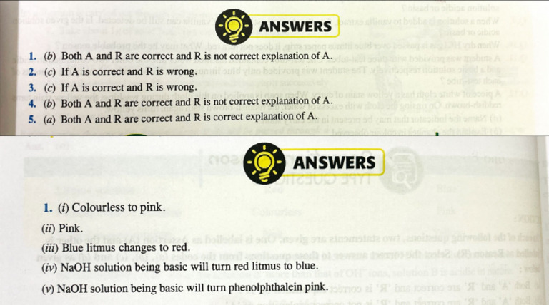 Answer Key Assignment 3 | PDF