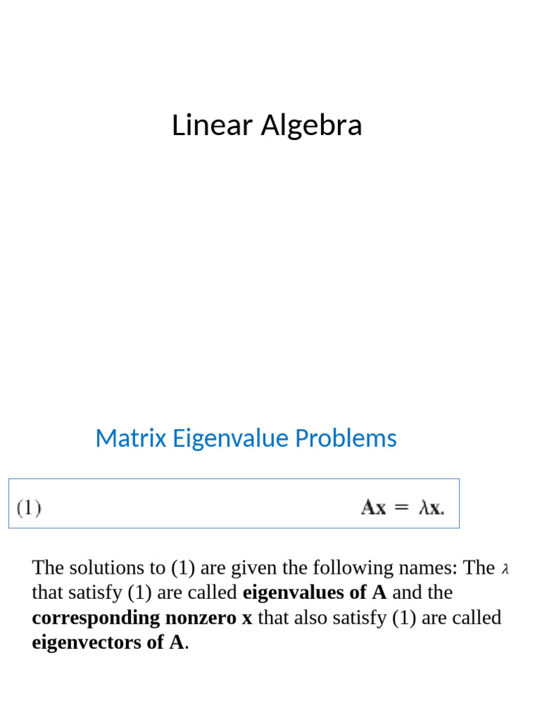 Chapter 2 Linear Algebra 04 Pdf