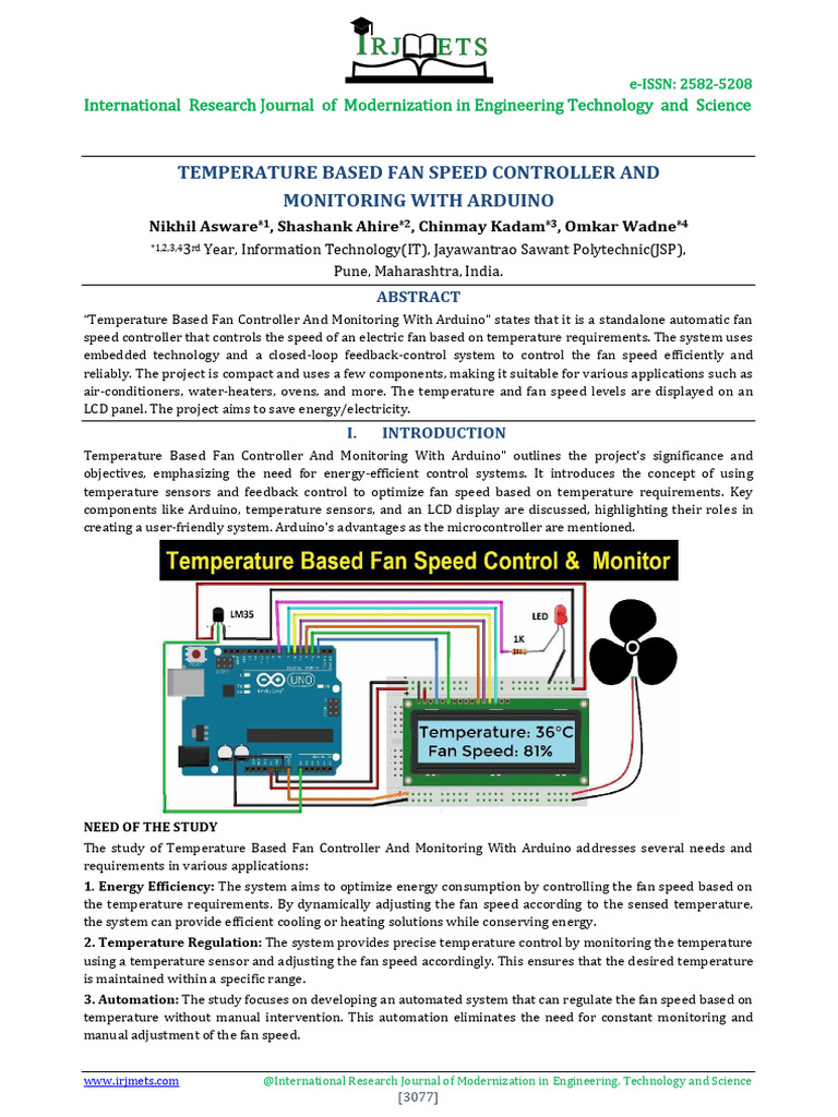 fin_irjmets1698948143 | PDF | Arduino | Sensor