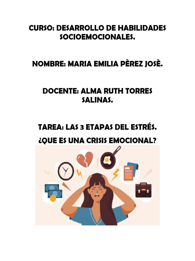 Etapas Del Estres | PDF | Estrés (biología) | Las emociones