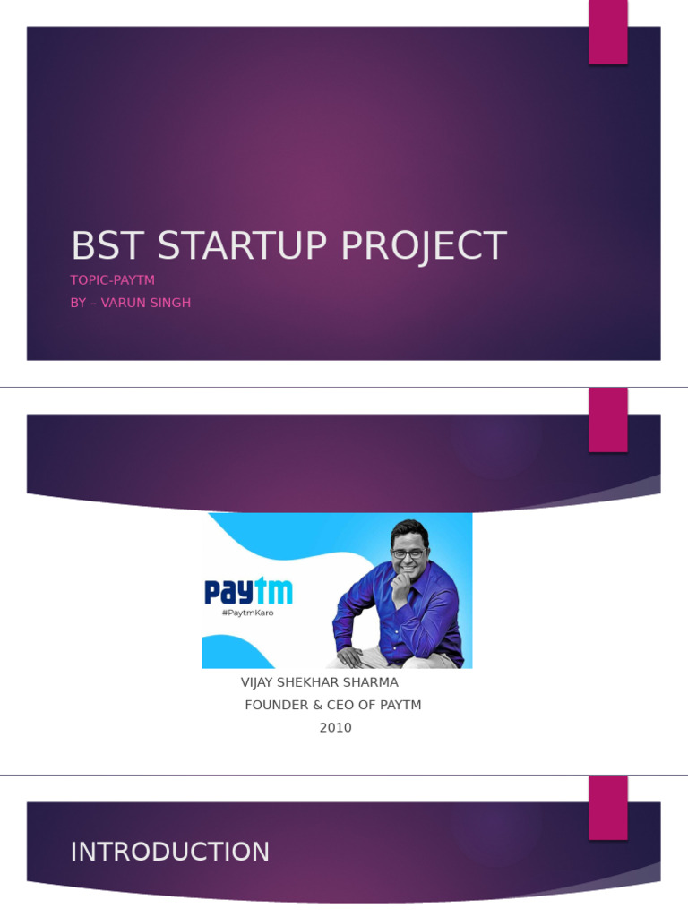 BST STARTUP PROJECT | PDF | Banking Technology