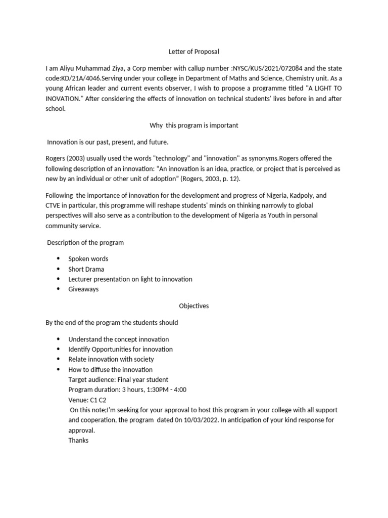 Proposal-WPS Office | PDF