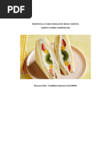 Proposal Uas Fruit Sando | PDF | Karier & Perkembangan | Pengelolaan Keuangan & Uang