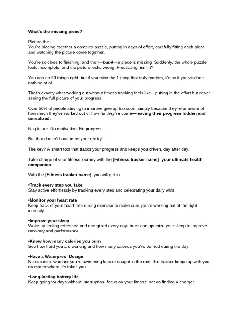 What's The Missing Piece | PDF