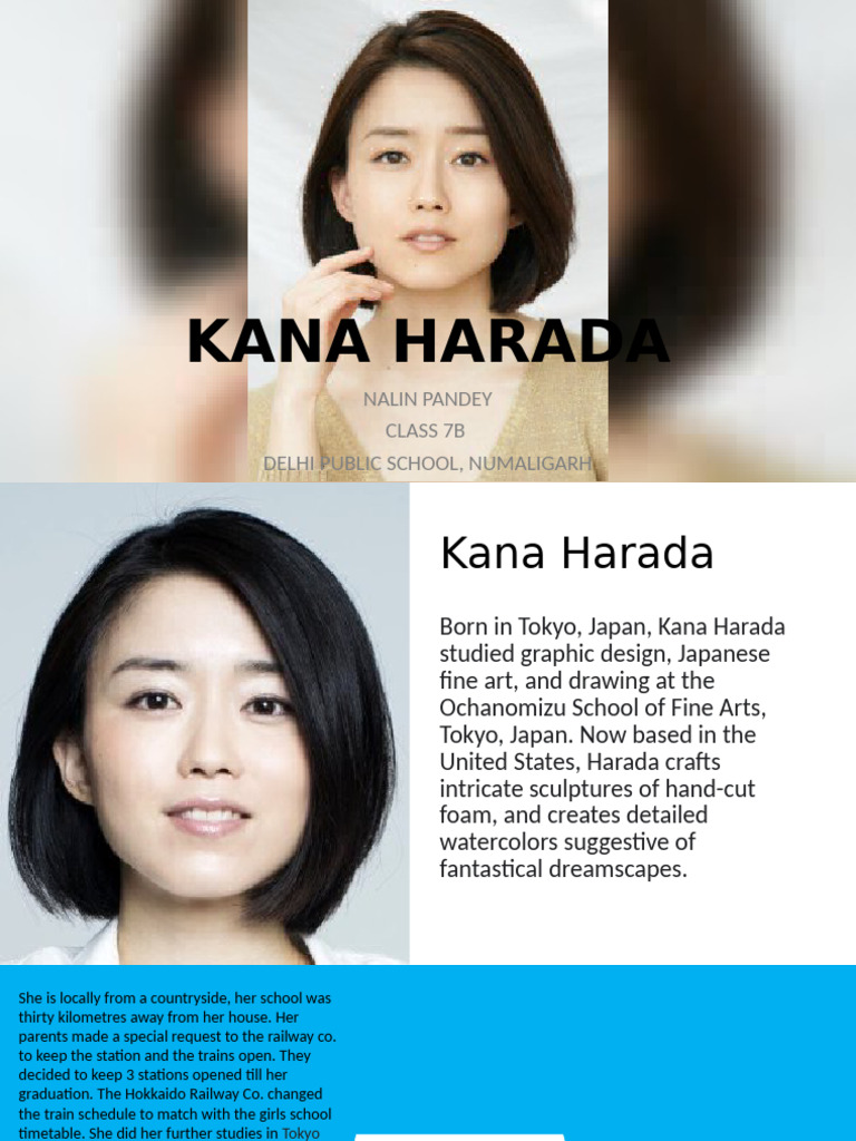 Kana Harada - Portfolio - Nalin Pandey - 7b | PDF