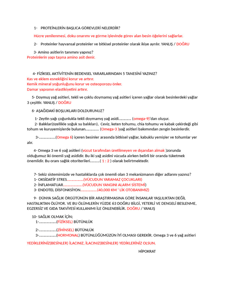 Dönem 2 Yazili | PDF