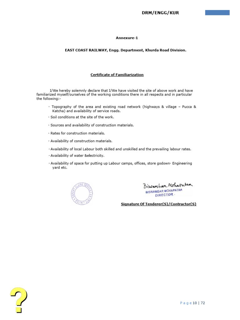 Familiarization | PDF