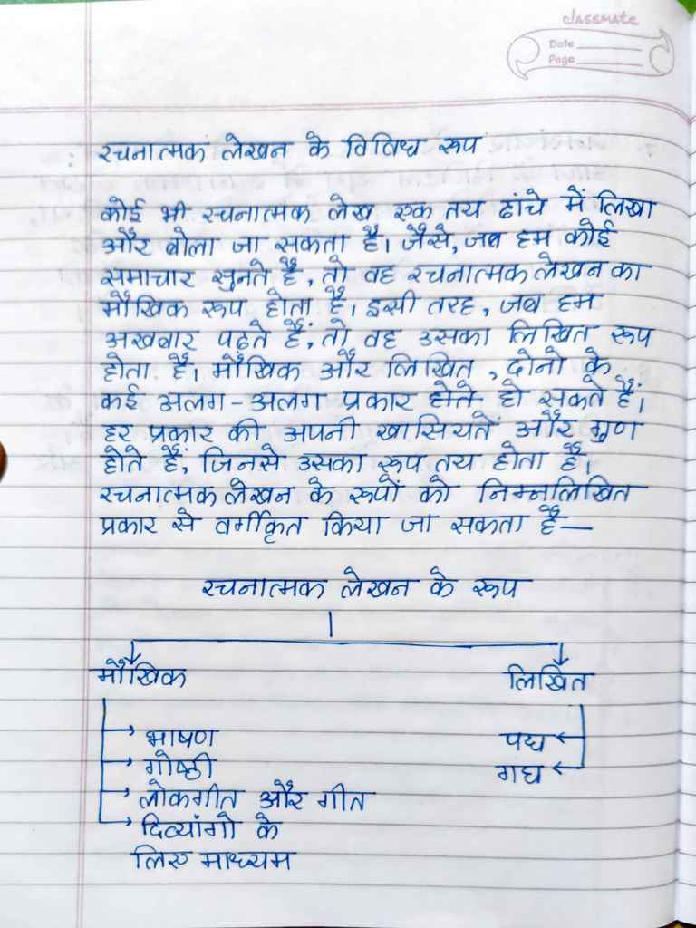 Rachnatmak Lekhan Ke Vividh Roop | PDF