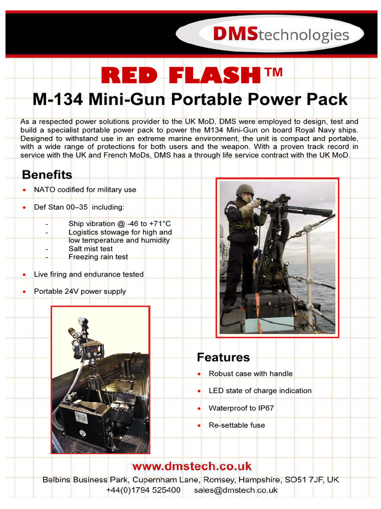 M-134 Mini-Gun Portable Power Pack | PDF | Battery Charger | Electrical ...