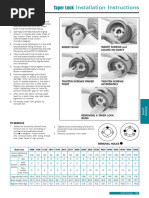 Taper Lock Bush Dimensions. | PDF | Screw | Mechanical Engineering