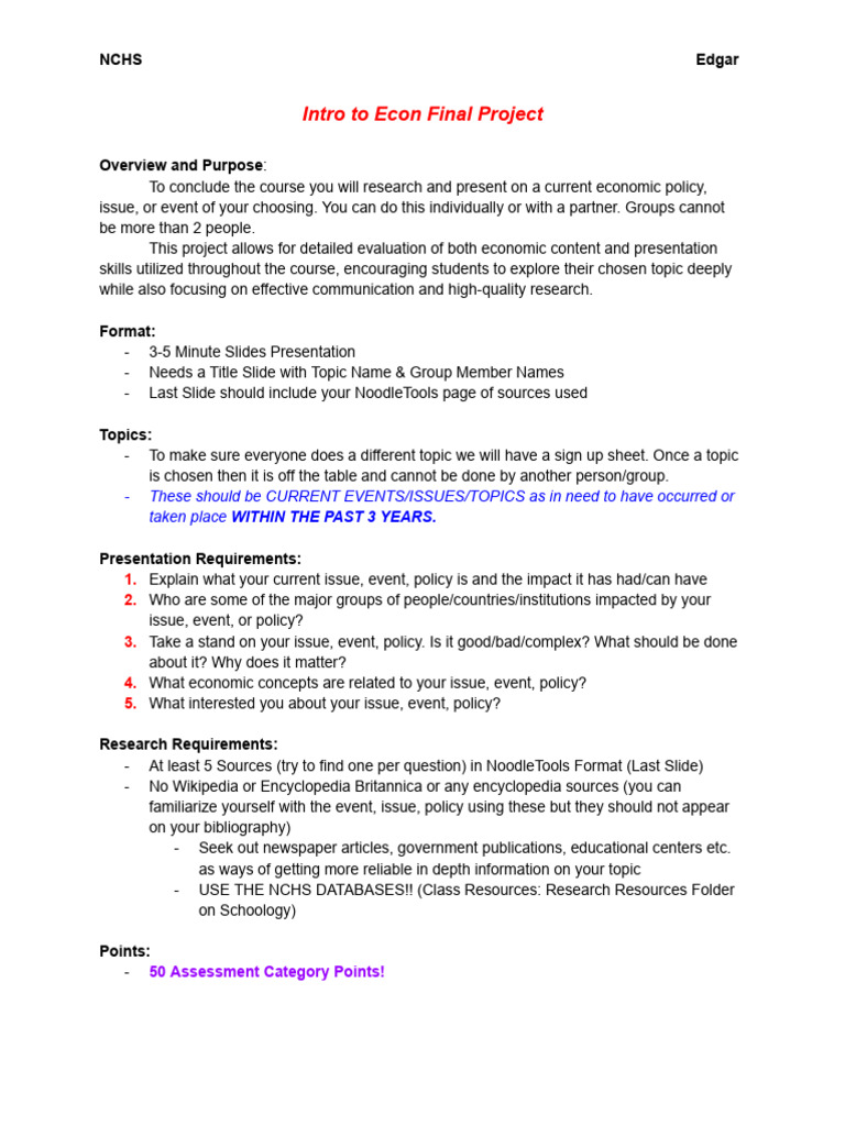 Intro To Econ Final Project | PDF | Cognition | Human Communication