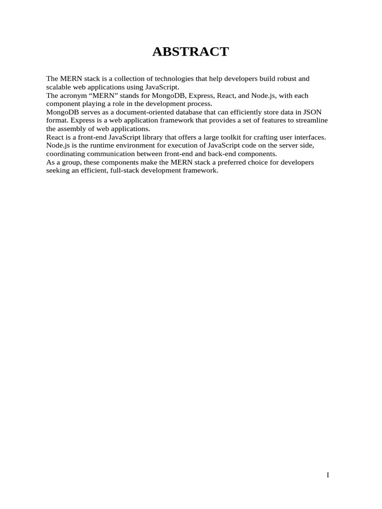 ABSTRACT | PDF