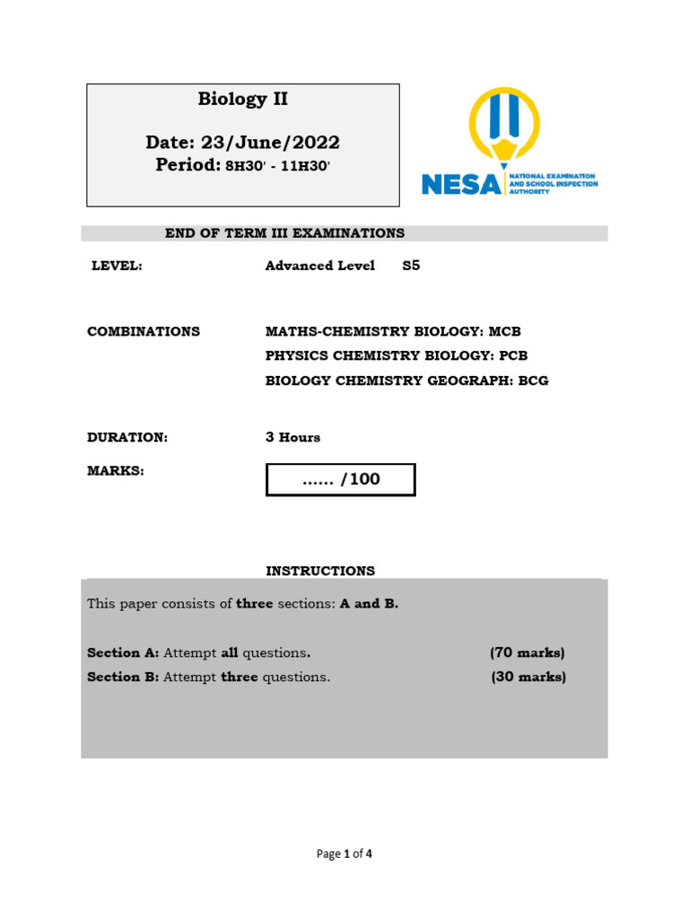 Biology S5 Theory and Pract. | PDF | Dna | Meiosis