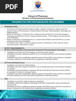 Rhodes University Pharmacy Handbook 2023 | PDF | Pharmacist | Pharmacy