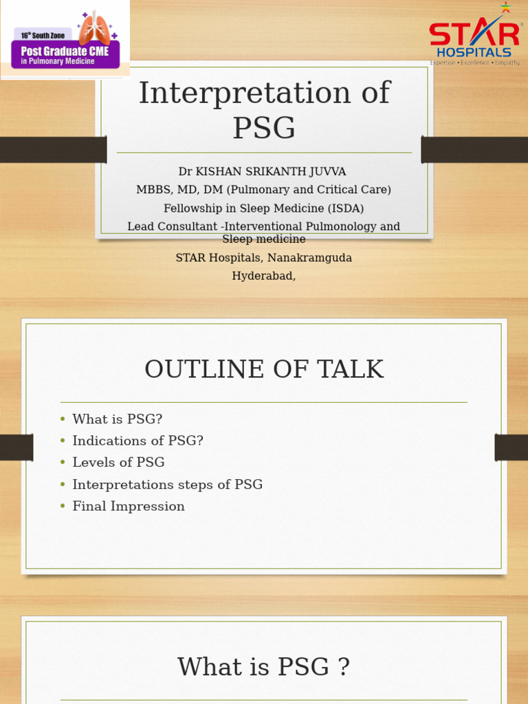 Interpretation of PSG Sleep Study | PDF | Sleep | Neuroscience