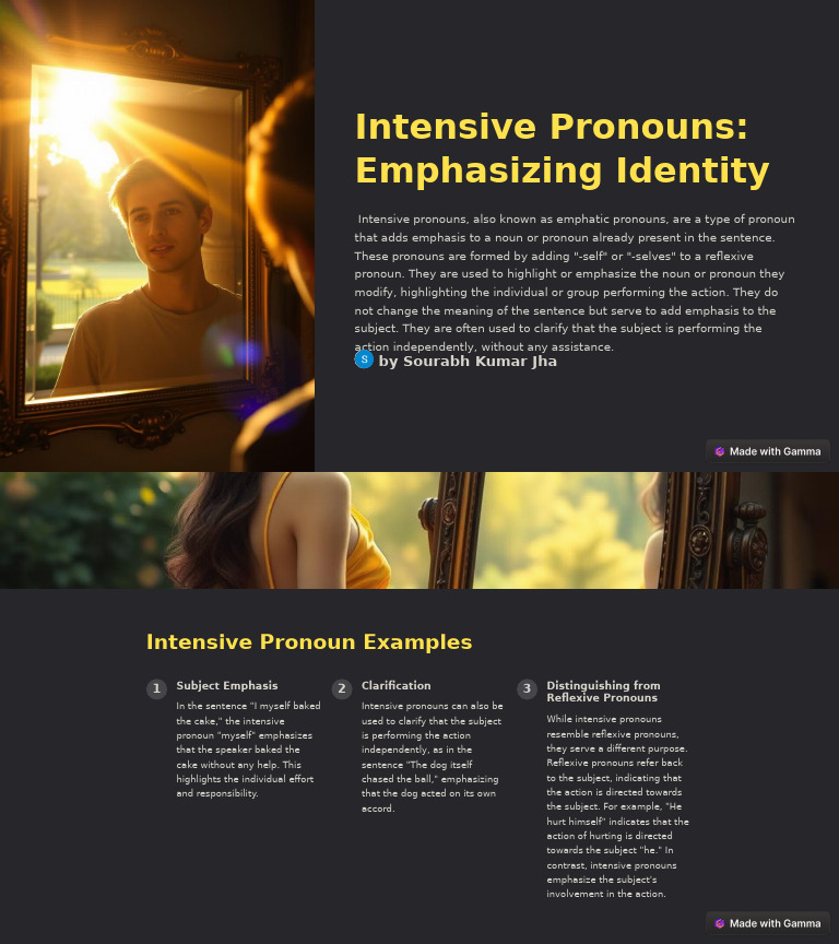 Intensive-Pronouns-Emphasizing-Identity | PDF