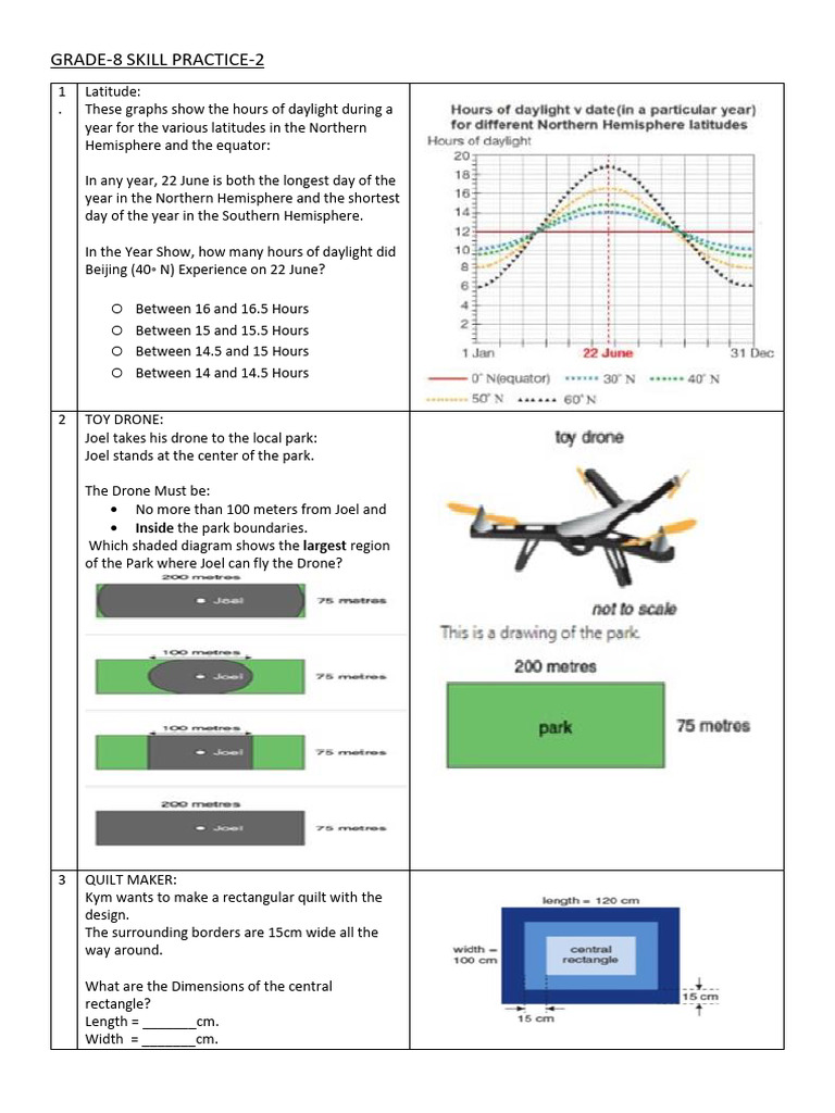 G-8-Module 2-Skill Practice Qns | PDF