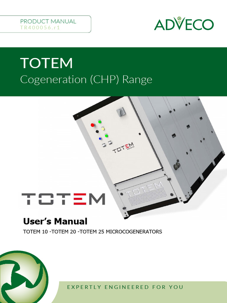 TR400056.r1-TOTEM-User-Manual-2 | PDF | Cogeneration | Personal Protective Equipment