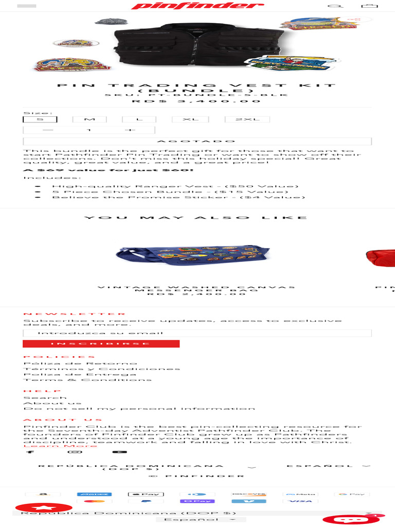 Pin Trading Vest Kit (Bundle) – Pinfinder | PDF