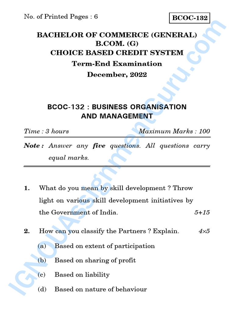 26._Dec_2022 BCOC-132 | PDF | Cognition | Economies 26._Dec_2022 BCOC-132 | PDF | Cognition | Economies