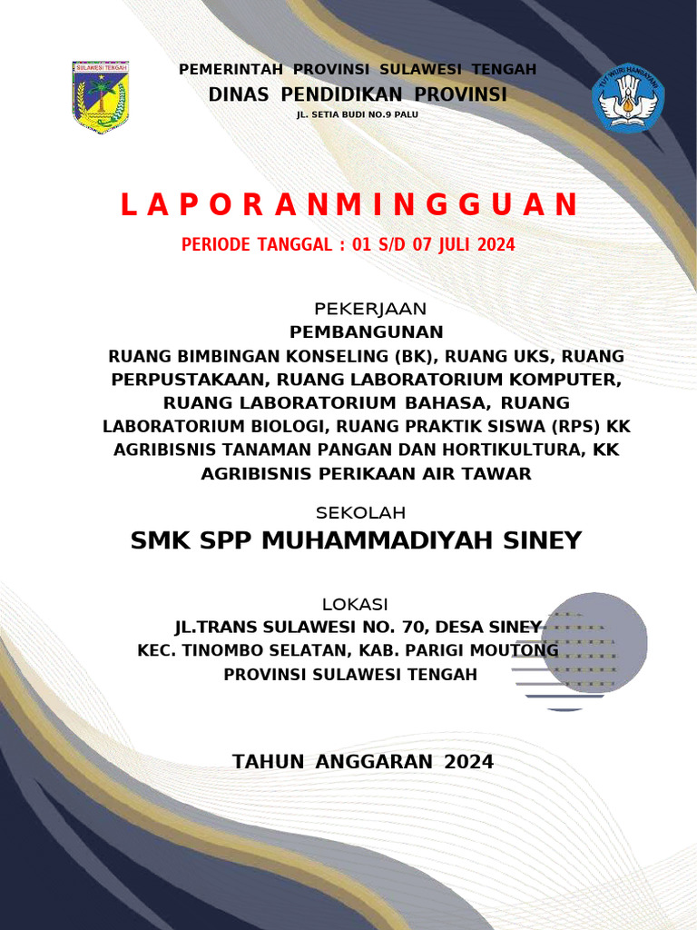 LKP Minggu I SMK-SPP Muhammadiyah Siney | PDF