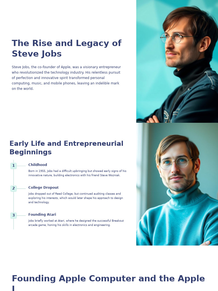 The Rise and Legacy of Steve Jobs | PDF | Apple Inc. | I Phone