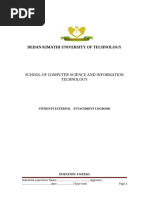 Internship Logbook Template | PDF | Internship | Job Hunting