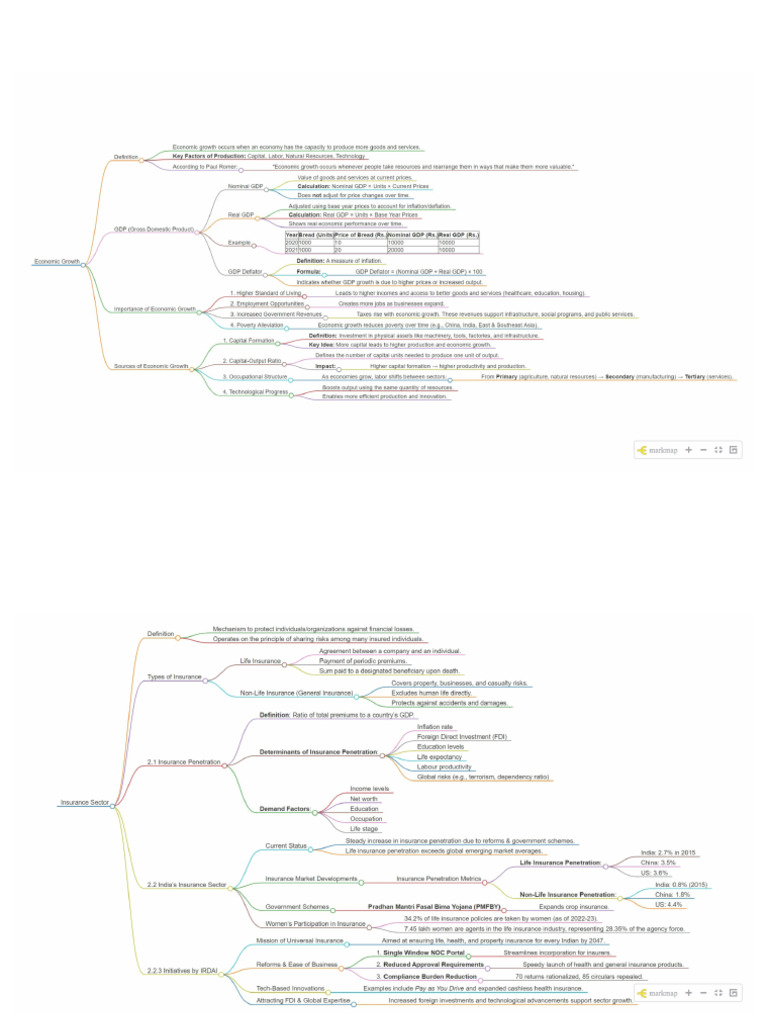 ESI Impacting Insurance Mindmap | PDF
