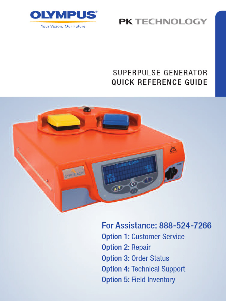 Gyrus Bipolar Quick Reference | PDF | Manufactured Goods | Electrical Engineering