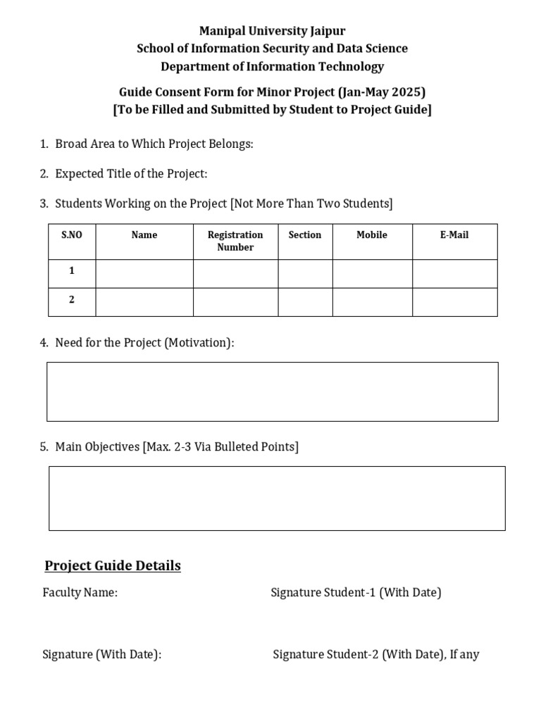 Guide Consent Form | PDF
