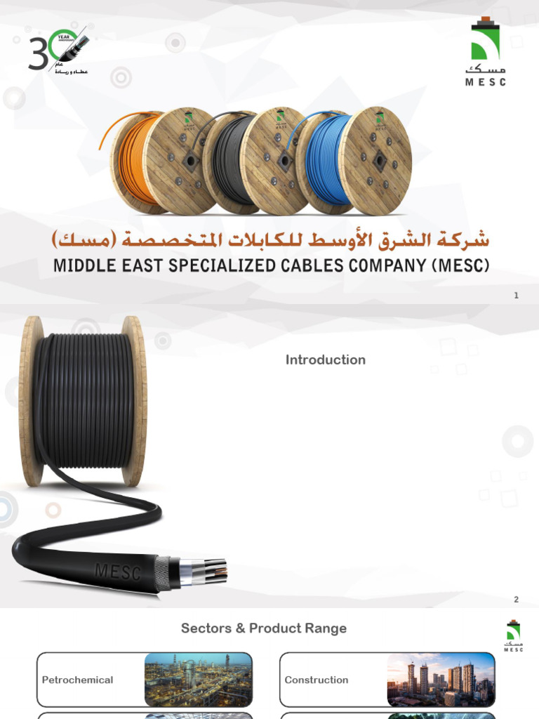 MESC: Specialized Cable Solutions | PDF | Insulator (Electricity) | Copper